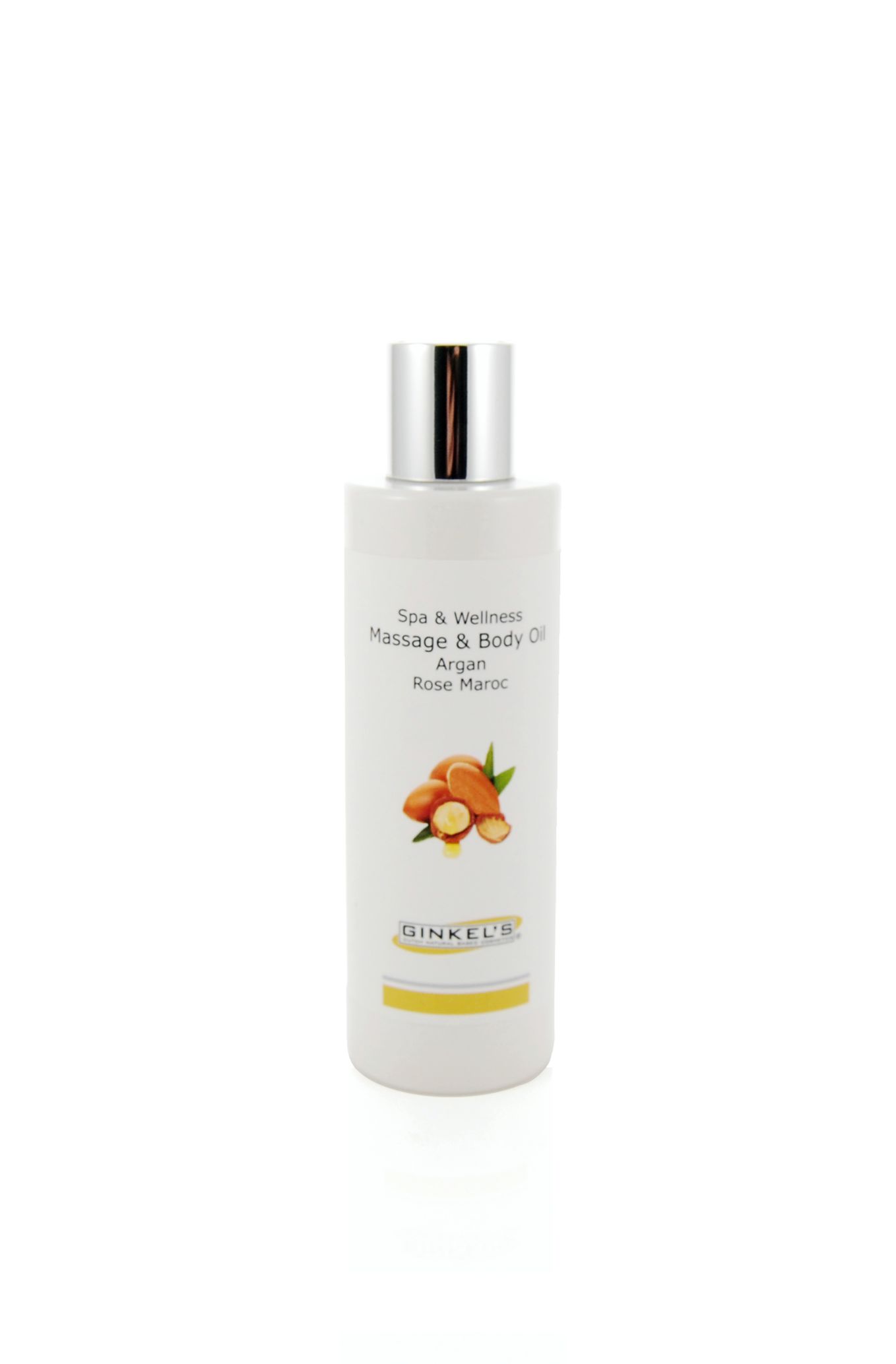 Massage And Body Oil Argan And Rose Maroc 200 Ml Ginkels Cosmetics